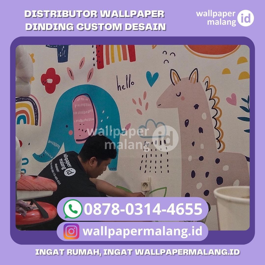 DISTRIBUTOR WALLPAPER DINDING CUSTOM DESAIN - Sabira