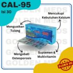 Cal-95 | Suplemen Kalsium Premium untuk Tulang Sehat | 1 Box 30 Kaplet ...