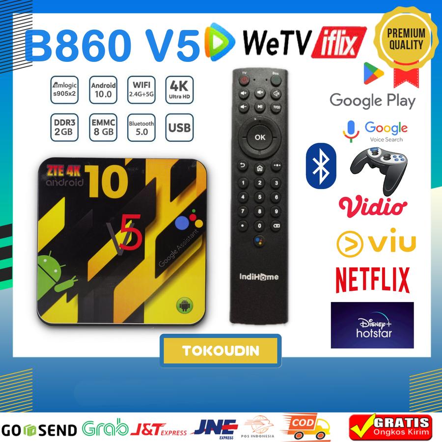 STB Android Box ZTE 4K B860H V5 Full Aplikasi – Upgrade TV Anda ke Smart TV - Sabira