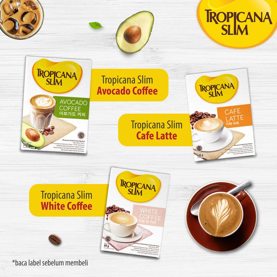 Tropicana Slim Cafe Latte (10 Sch) – Nikmati Kopi Susu Lezat Tanpa Gula ...