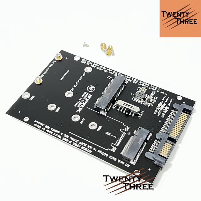 Adapter SSD M.2 SATA NGFF mSATA to SATA 3.0 2.5 Inch Converter M2 Card ...