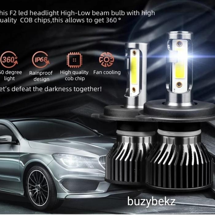 Bzl Lampu LED Mobil H4 H11 H8 H9 H16 Hb3 Hb4 H1 Hir2 9012 Sepasang - Sabira