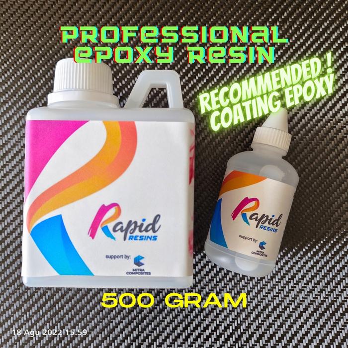 RAPID FAST Super Hard Resin Epoxy – Epoksi Bening Kristal untuk Lapisan ...
