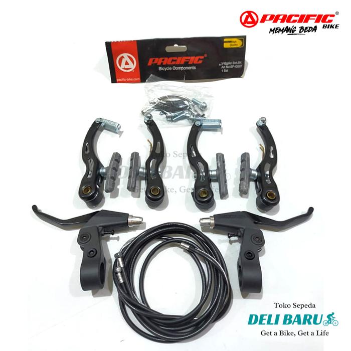 Rem V Brake Sepeda Anak BMX MTB Pacific Setengah Alloy - Sabira
