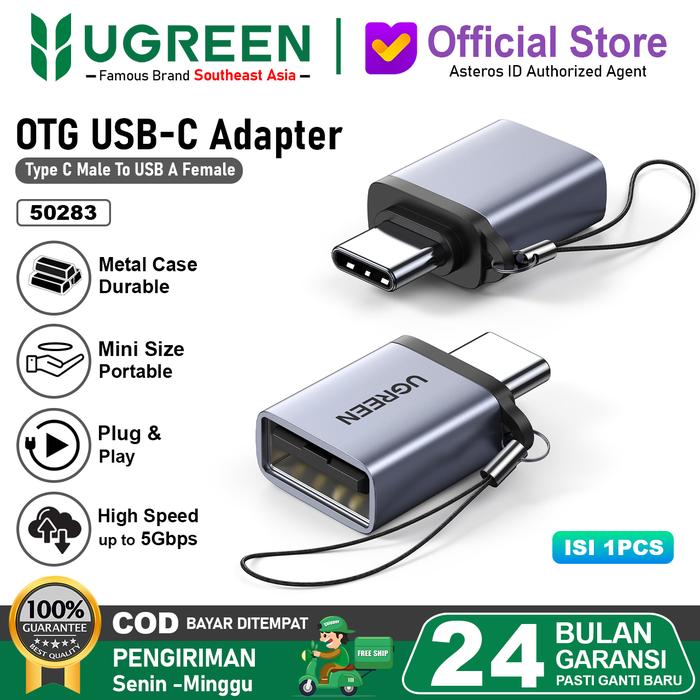 UGREEN Adapter OTG USB 3.1 Type C to USB 3.0 Female 50283 Storage - Sabira