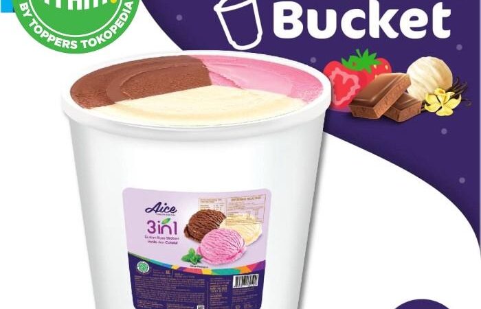 Aice 3in1 Bucket Ice Cream Es Krim Ember 8L Eskrim - Sabira