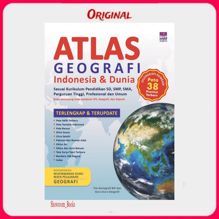 Buku Atlas Geografi Indonesia Dan Dunia - Sabira
