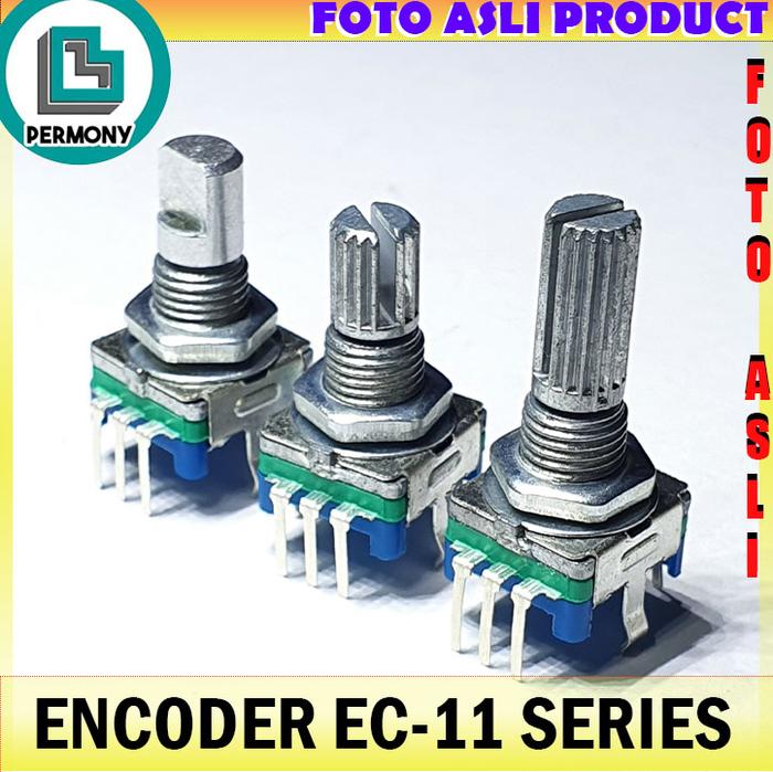 Encoder EC11 Push On Switch Rotary Digital Audio Potensiometer ...