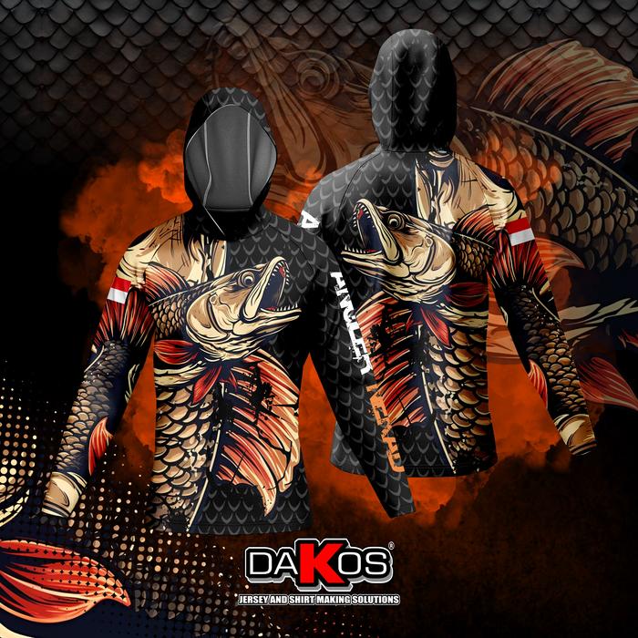 Jersey Mancing Keren Fullprint / Kaos Mancing Tangan Panjang Angler ...