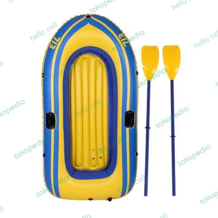 Kapal Perahu Karet Besar Pelampung 3 Orang untuk Arung Jeram, Mancing ...