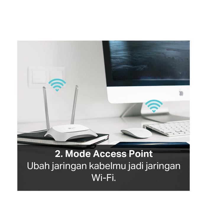 TP-Link TL-WR840N | Best Seller | 300Mbps WiFi N Router | IPv6 | IPTV | Router | Access Point ...