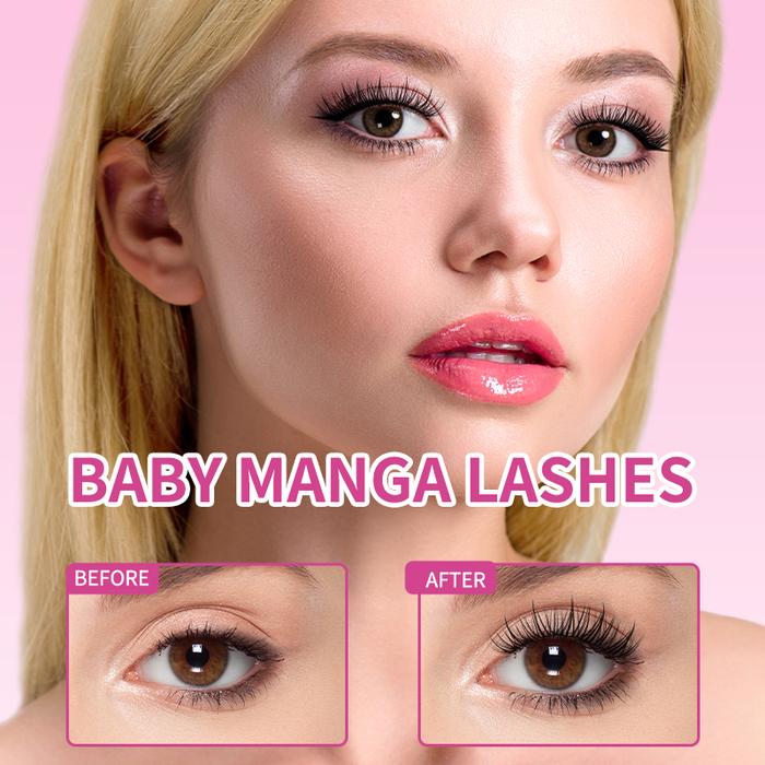 MLEN DIARY Bulu Mata Manga Baby Comic – D Curl Individu, Dapat ...