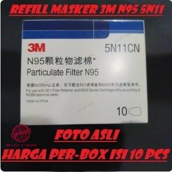 New Filter 3M Masker N95 5N11 Refill Seri 6000 dan 7000 - Sabira