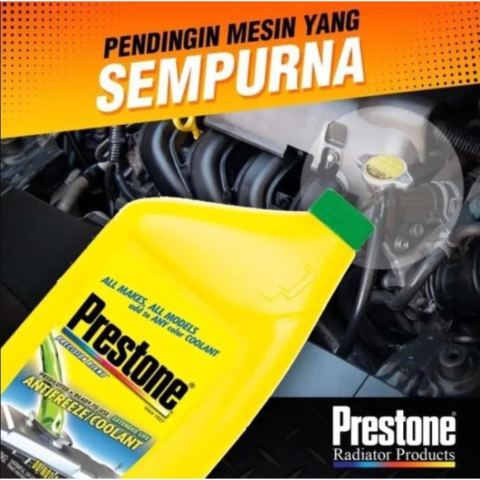 Prestone Antifreeze Radiator Coolant Green 1 Liter - Sabira