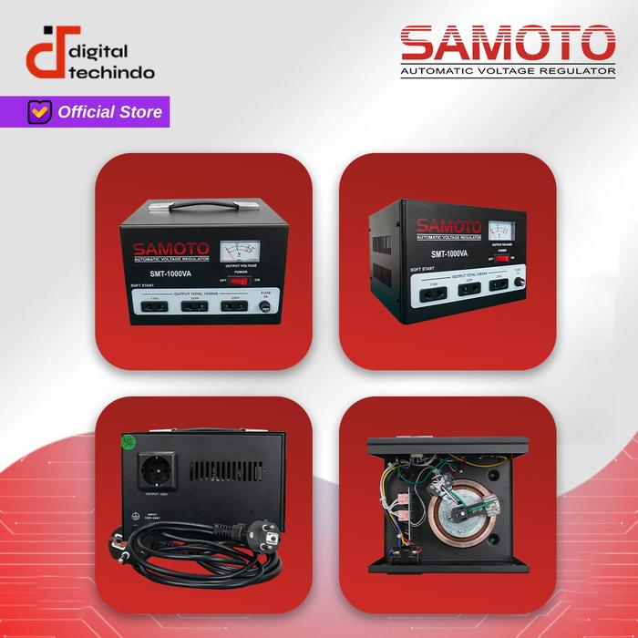 Samoto Digital Stabilizer 1000VA Single Phase Stabiliser Listrik 1000 ...