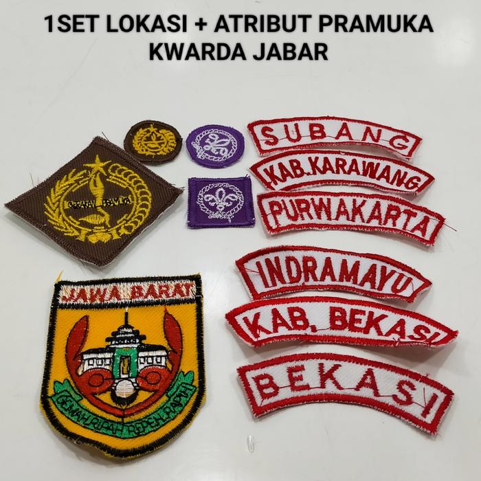 1 Set Lokasi Kwarda Kwartir Jawa Barat + Atribut Pramuka - Sabira