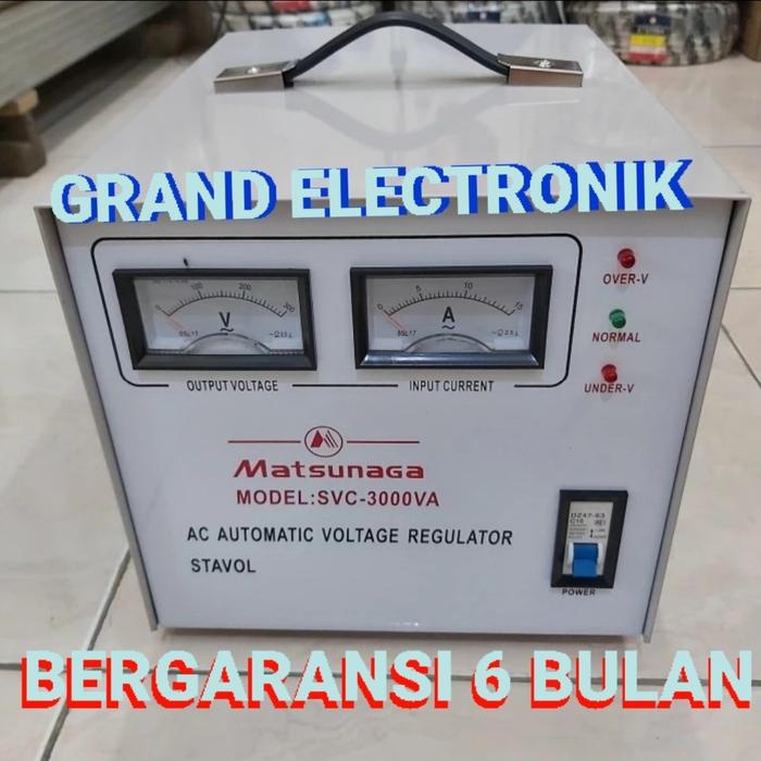 Stabilizer Listrik Matsunaga 3000VA – Solusi Tegangan Stabil untuk ...
