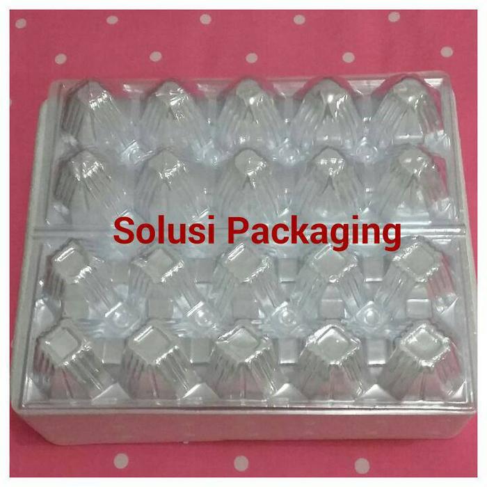 Tray Telur Mika Isi 10 / Tempat Telur / Kemasan / Mika / Plastik - Sabira
