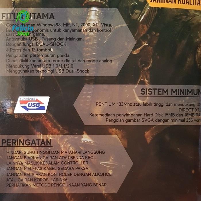 Gamepad Joystick USB Double Stick M Tech untuk PS & PC – Harga ...