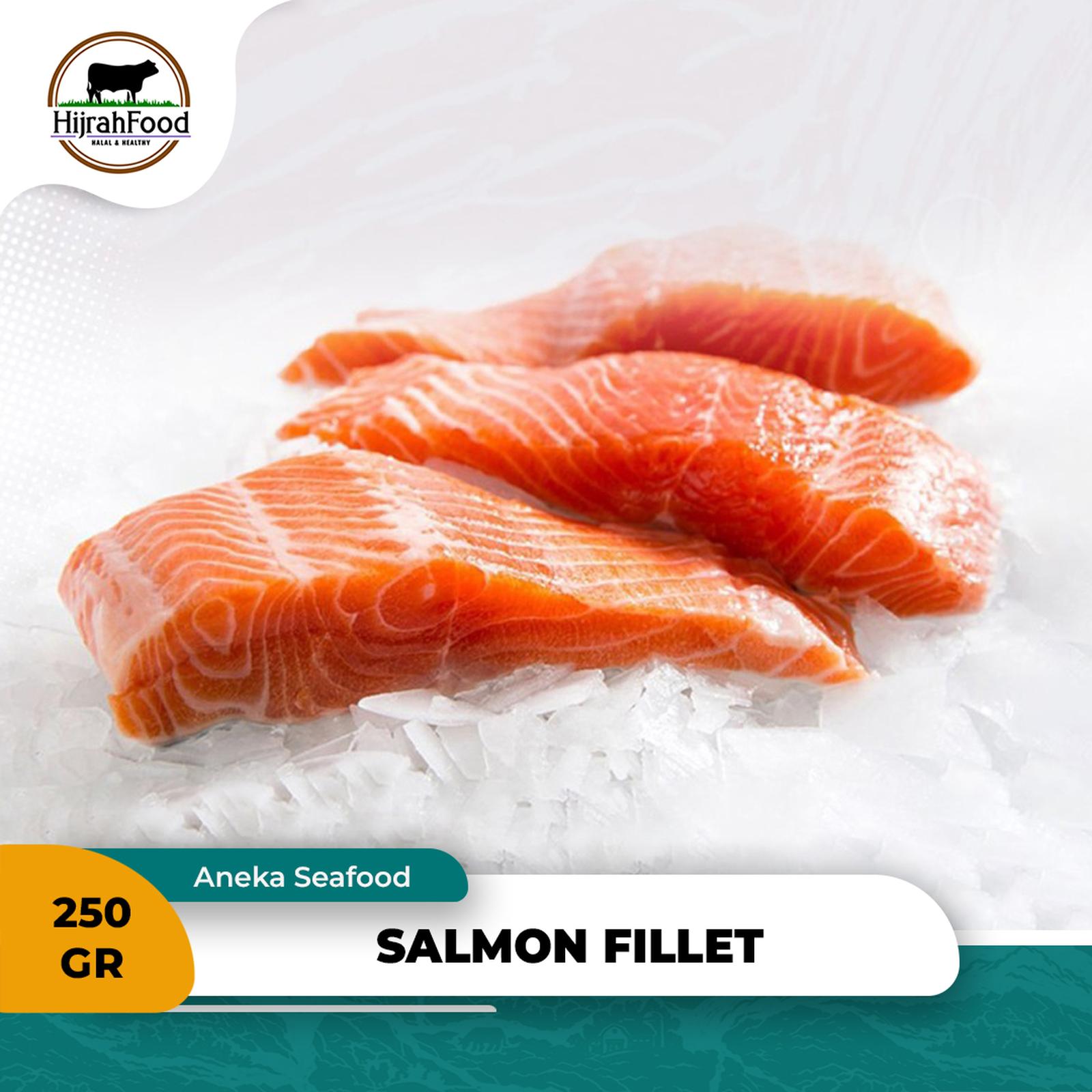 Hijrahfood Ikan Salmon Fillet Beku | Atlantic Salmon Frozen Premium ...