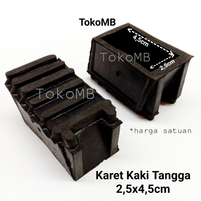 Karet Kaki Tangga Lipat Aluminium 25x45mm - Sabira