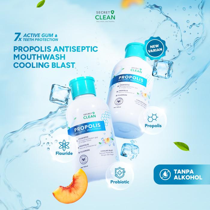 Secret Clean Propolis Antiseptic Mouthwash: Solusi Lengkap Kesehatan ...