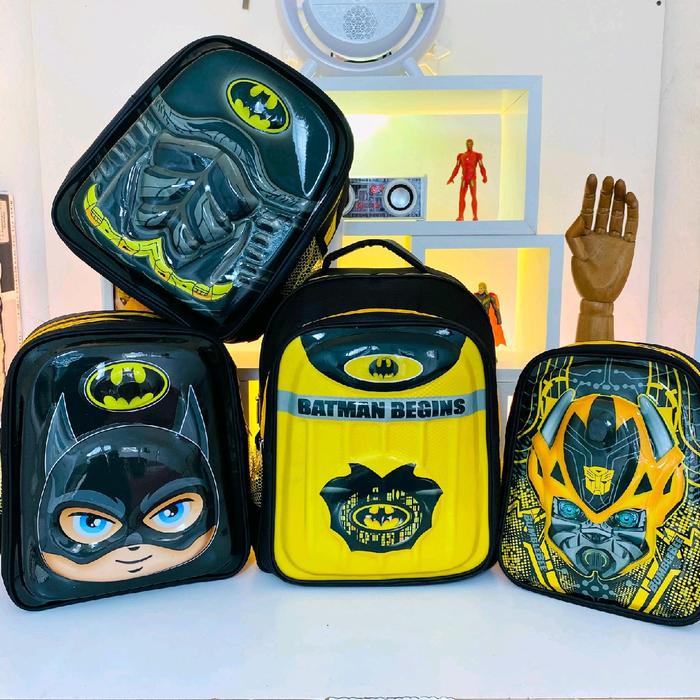 Tas Ransel Anak Karakter Kartun LED 3D untuk SD, TK, dan PAUD - Sabira