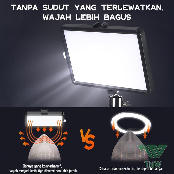 TNW Lampu LED Video Light: Solusi Pencahayaan Profesional untuk Konten ...