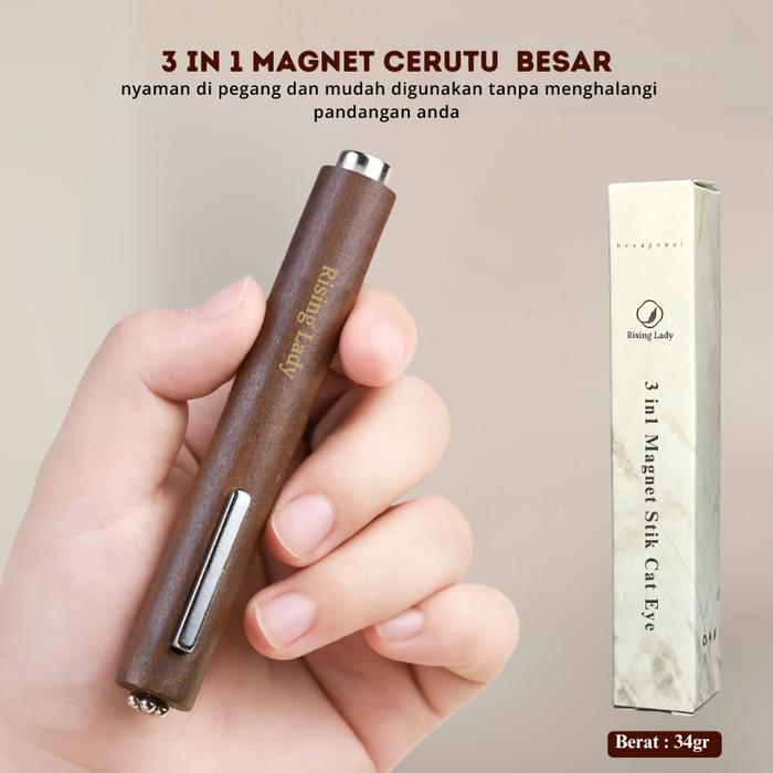 Stik Magnet 3in1 Cat Eye Multifungsi untuk Desain Nail Art Profesional ...