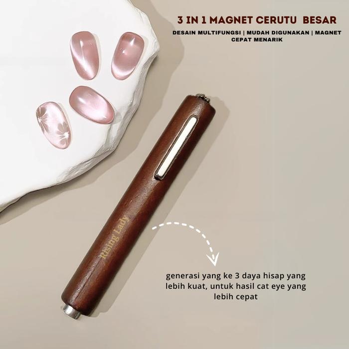 Stik Magnet 3in1 Cat Eye Multifungsi untuk Desain Nail Art Profesional ...