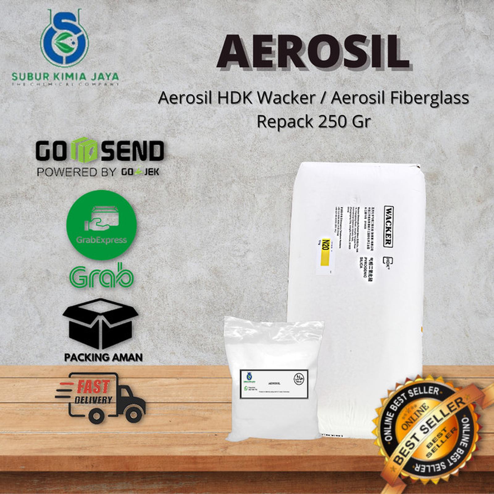 Aerosil HDK Wacker N20 – Pengental Resin & Penguat Fiberglass Premium 250 Gr - Sabira