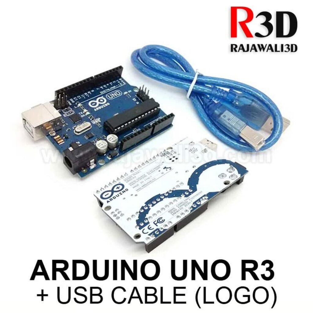 Arduino Uno R3 DIP 16u2 Grade Clone With Logo & USB Cable - Sabira