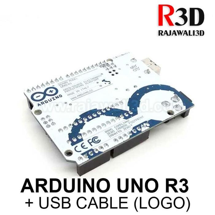 Arduino Uno R3 DIP 16u2 Grade Clone With Logo & USB Cable - Sabira