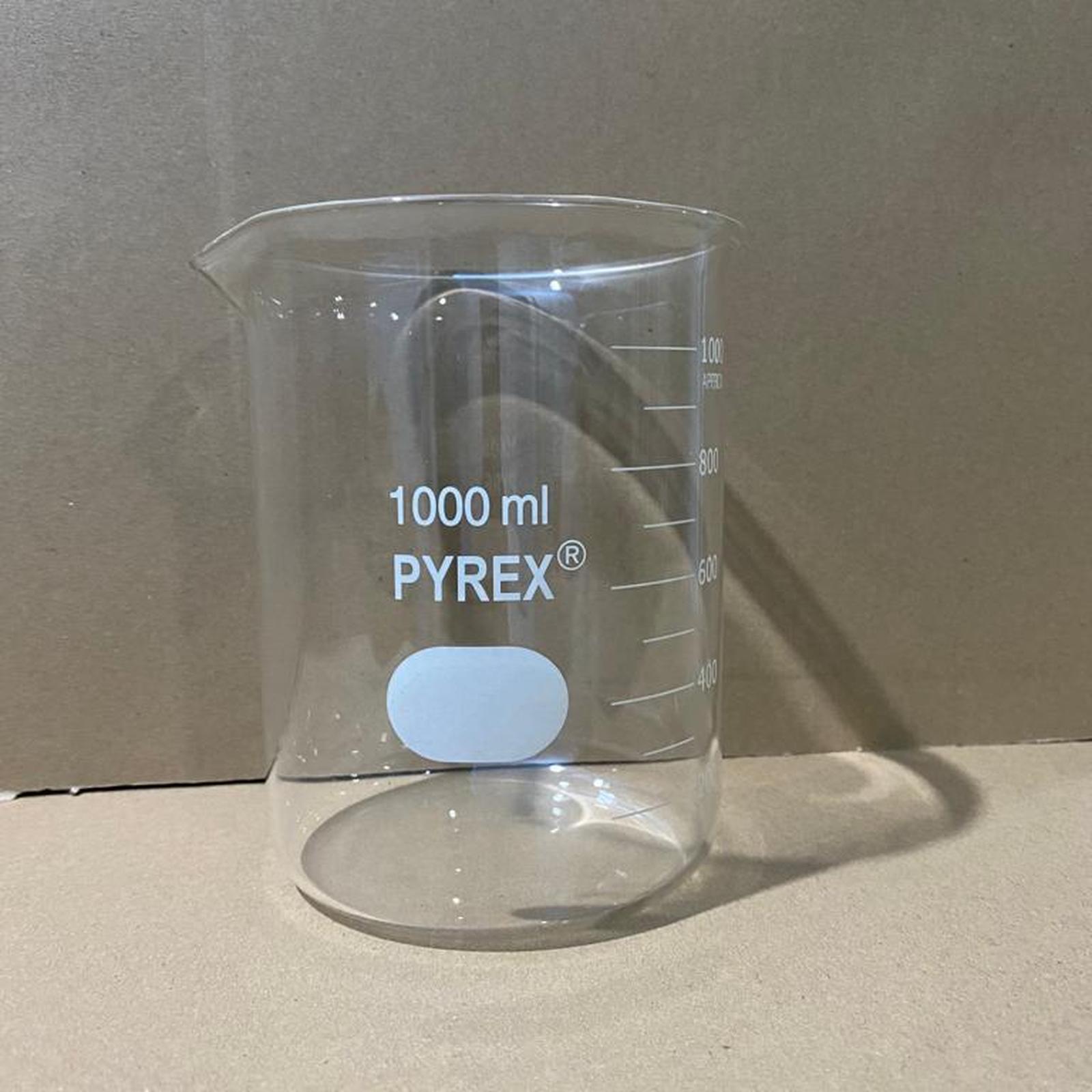 Beaker Glass / Gelas Kimia 1000 Ml / 1 L, Pyrex Tahan Panas - Sabira