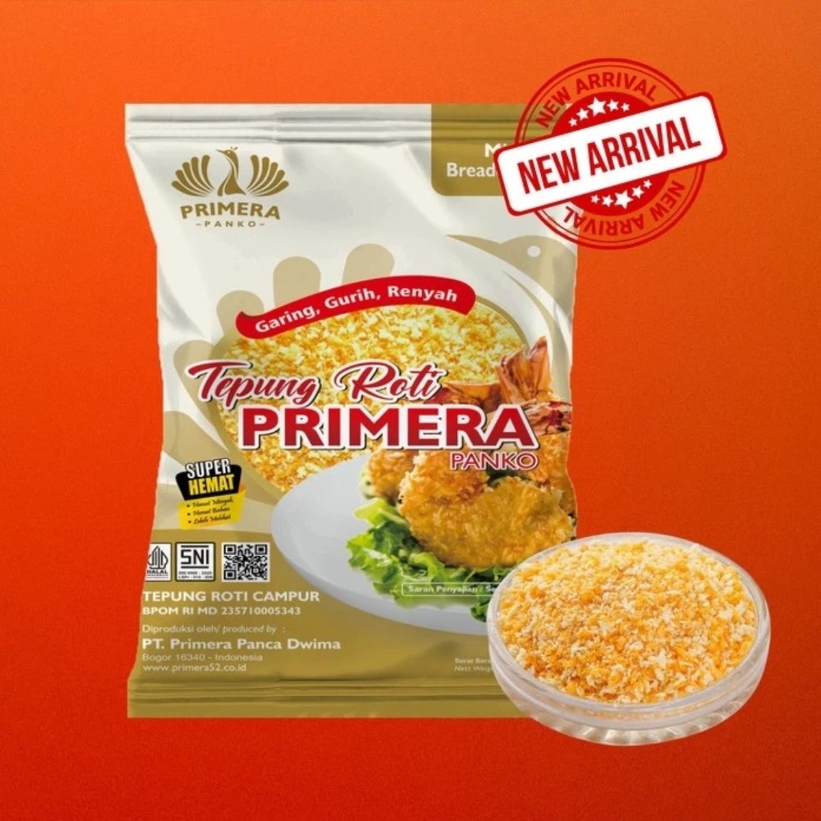 Breadcrumbs Panir Tepung Roti Panko Crispy Mix Primera 1kg – Halal ...