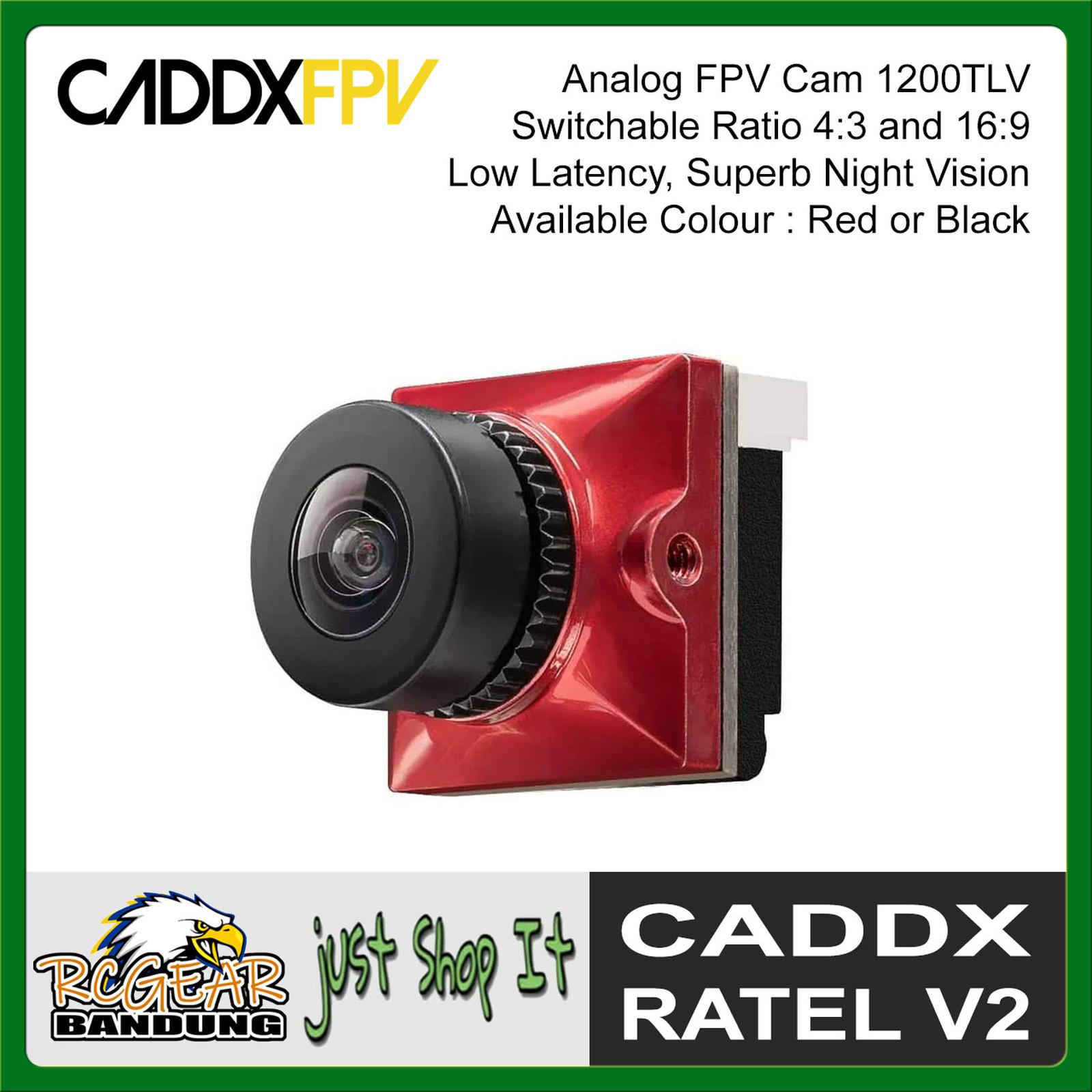 Caddx Ratel 2: Kamera FPV Starlight HDR 1200TVL dengan Visi Malam ...