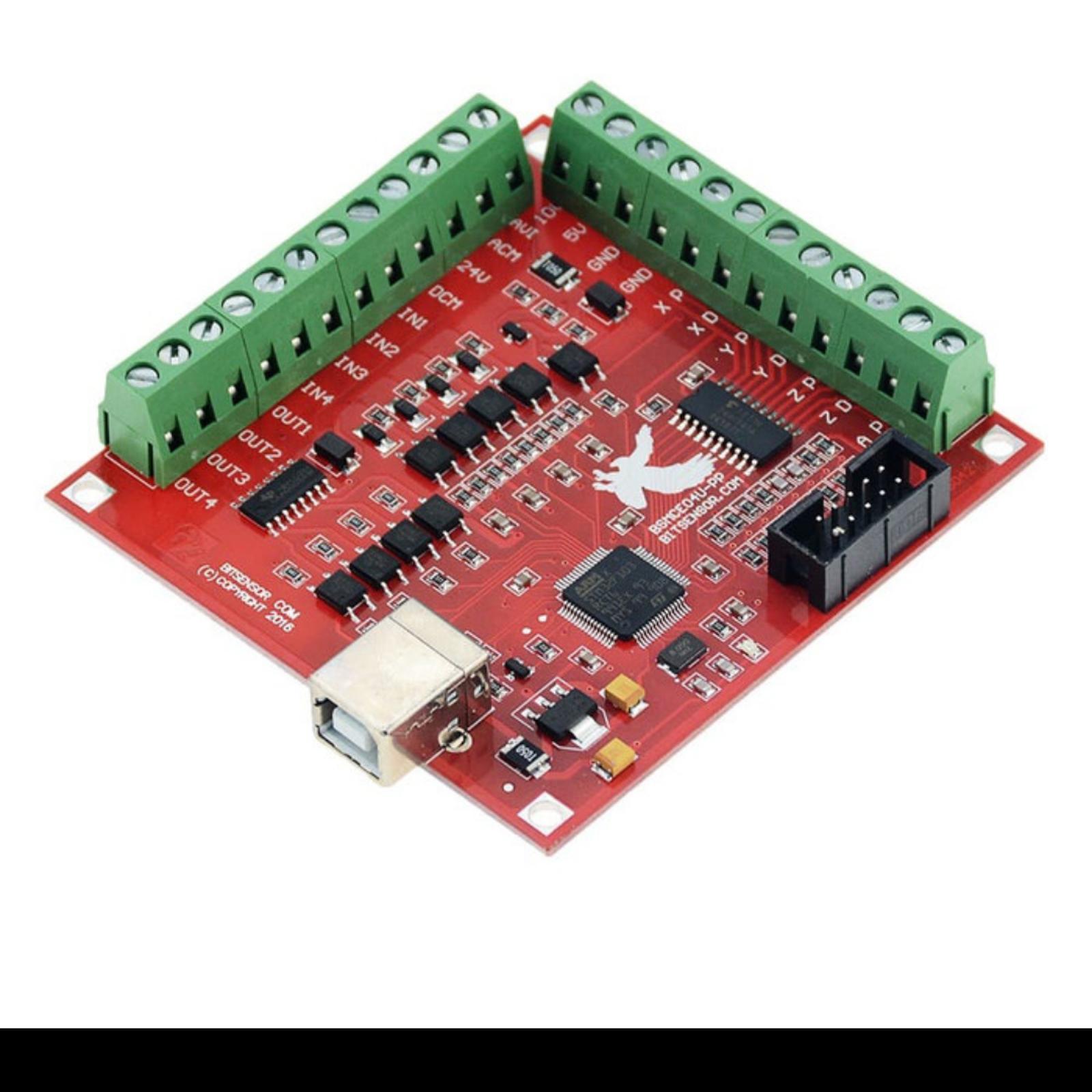 CNC Mach3 USB CNC Controller Interface Mach3 Breakout Board 4 Axis - Sabira
