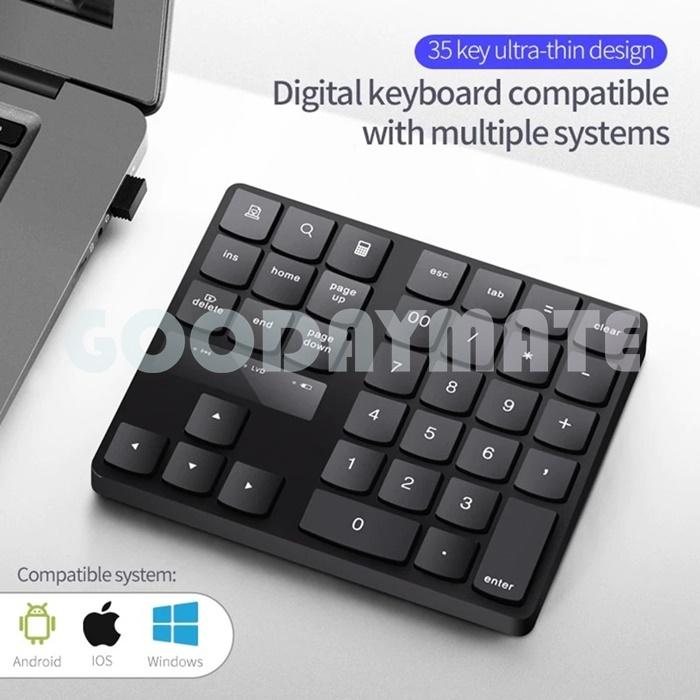 Keypad Numerik Nirkabel Bluetooth untuk Efisiensi Kerja Tanpa Batas ...