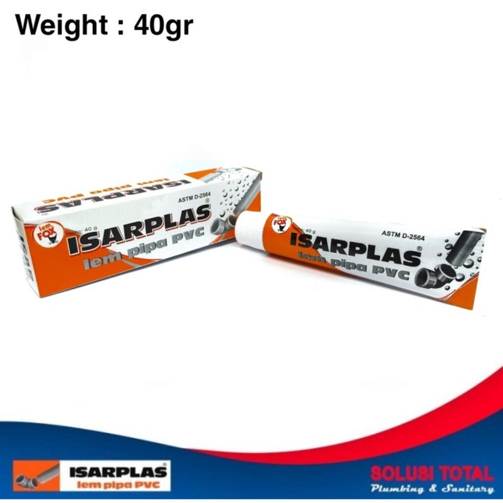Lem Fox 40gr / Pipa Pralon / Fitting PVC Merk Isarplas Tube 100% Asli ...
