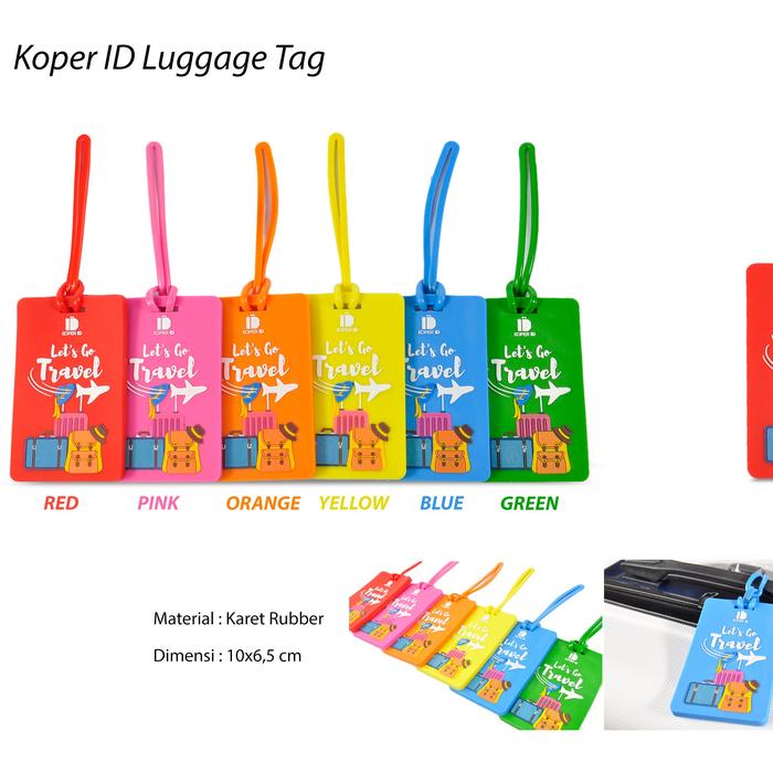 Luggage Tag Atau Gantungan Id Card Koper Id Seri 0120 - Sabira