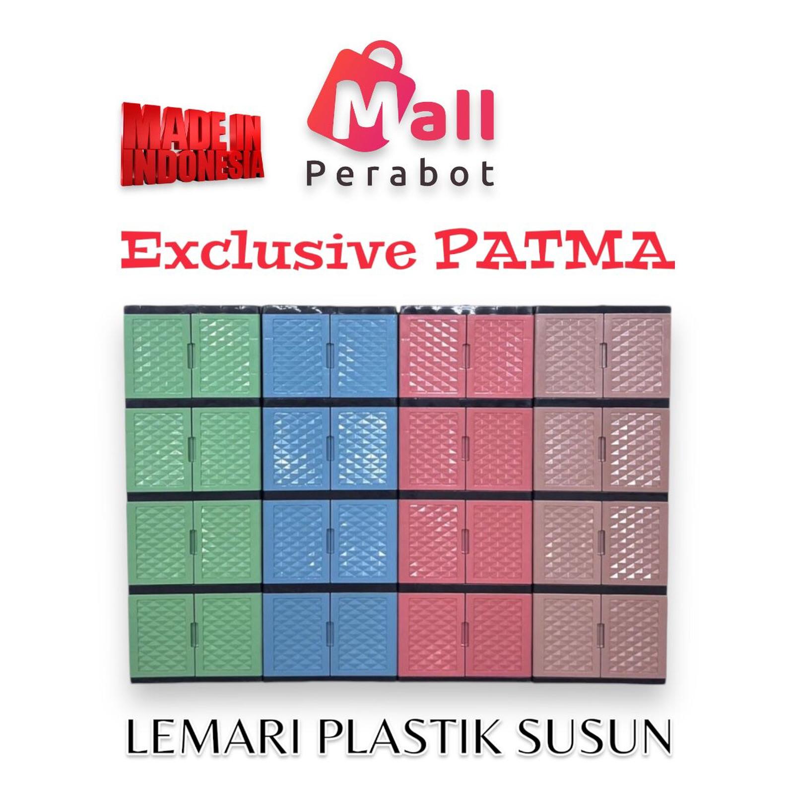 Mall Perabot | Lemari Plastik 4 Susun Premium | Tempat Penyimpanan ...