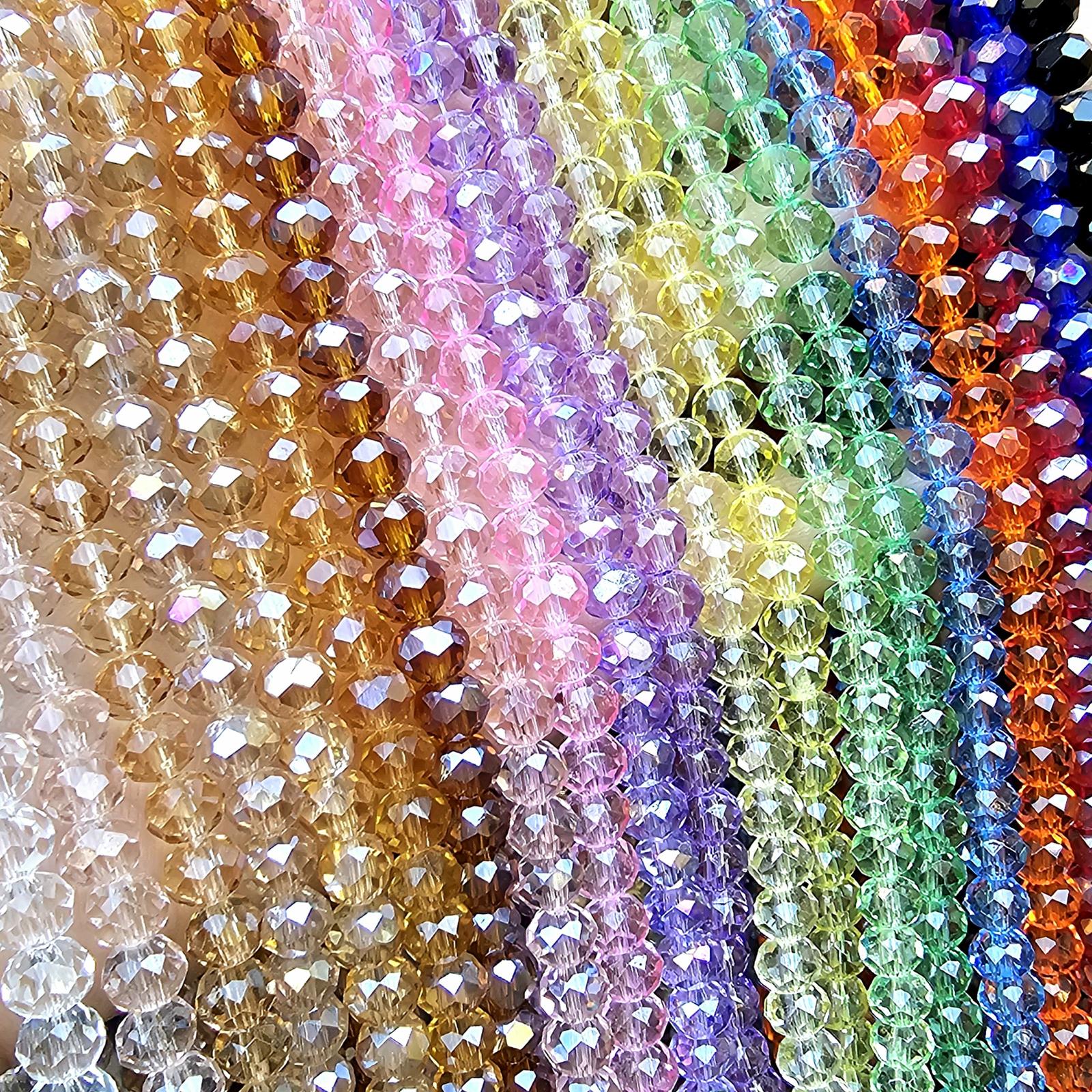 Manik Manik Crystal Kristal Ceko 6mm & 8mm untuk Karya DIY-mu! - Sabira