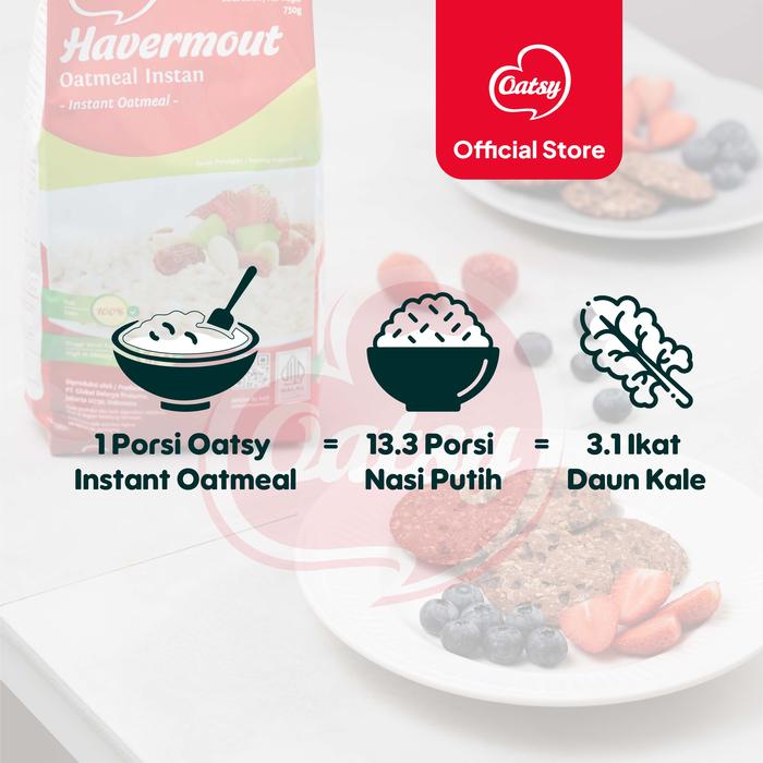 Oatsy Oatmeal Instant 750g (Double Pack) - Sabira