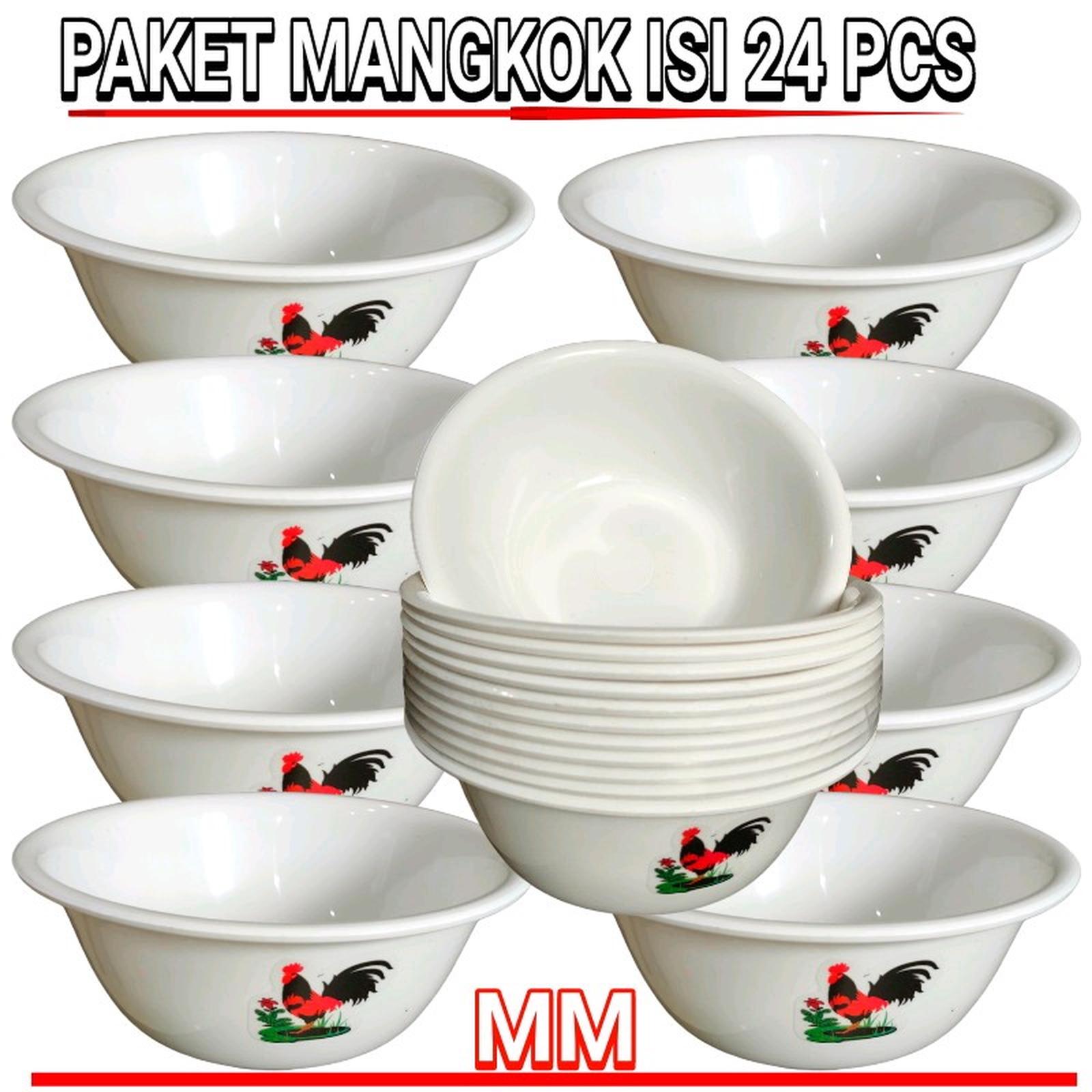 Paket Hemat Mangkok Plastik Premium Isi 24 Pcs – Tahan Panas & Anti ...
