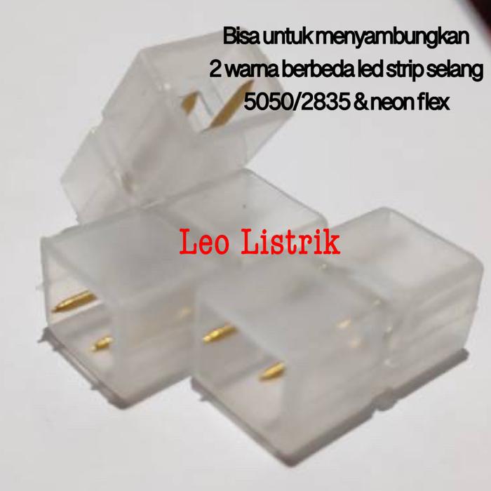 Pin Sambungan Jarum Lampu Neon Flex LED / LED Strip 5050 / RGB Strip ...