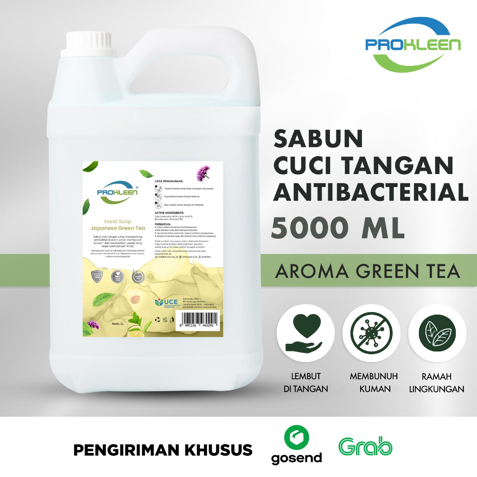 Sabun Cuci Tangan Antiseptik Hand Soap Prokleen 5L Gosend/Grab - Sabira