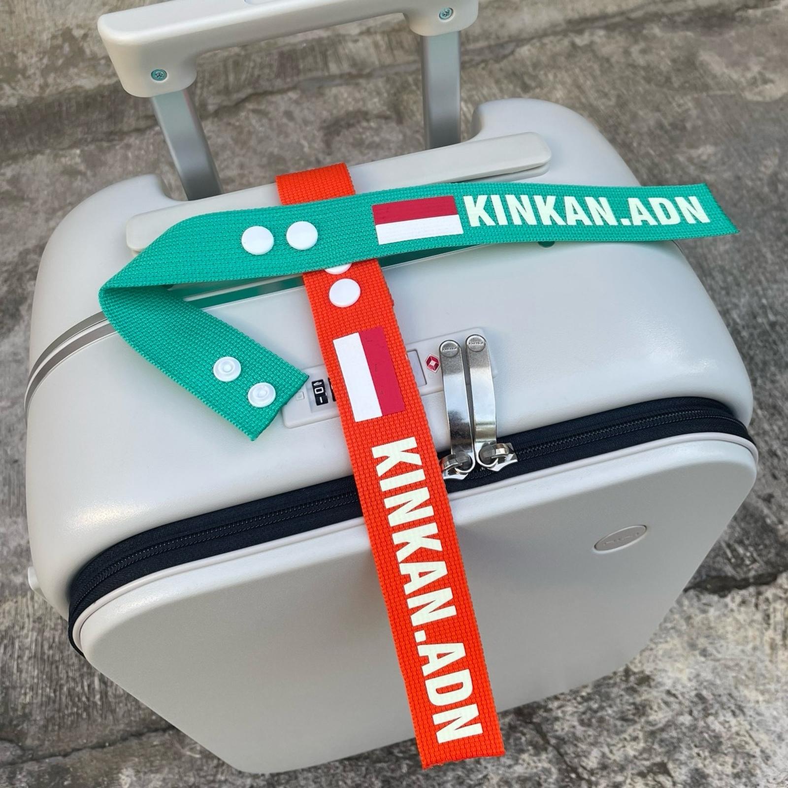 Tag Penanda Koper Umroh Custom Nama dan Bendera - Sabira