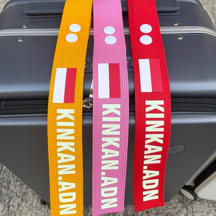 Tag Penanda Koper Umroh Custom Nama dan Bendera - Sabira