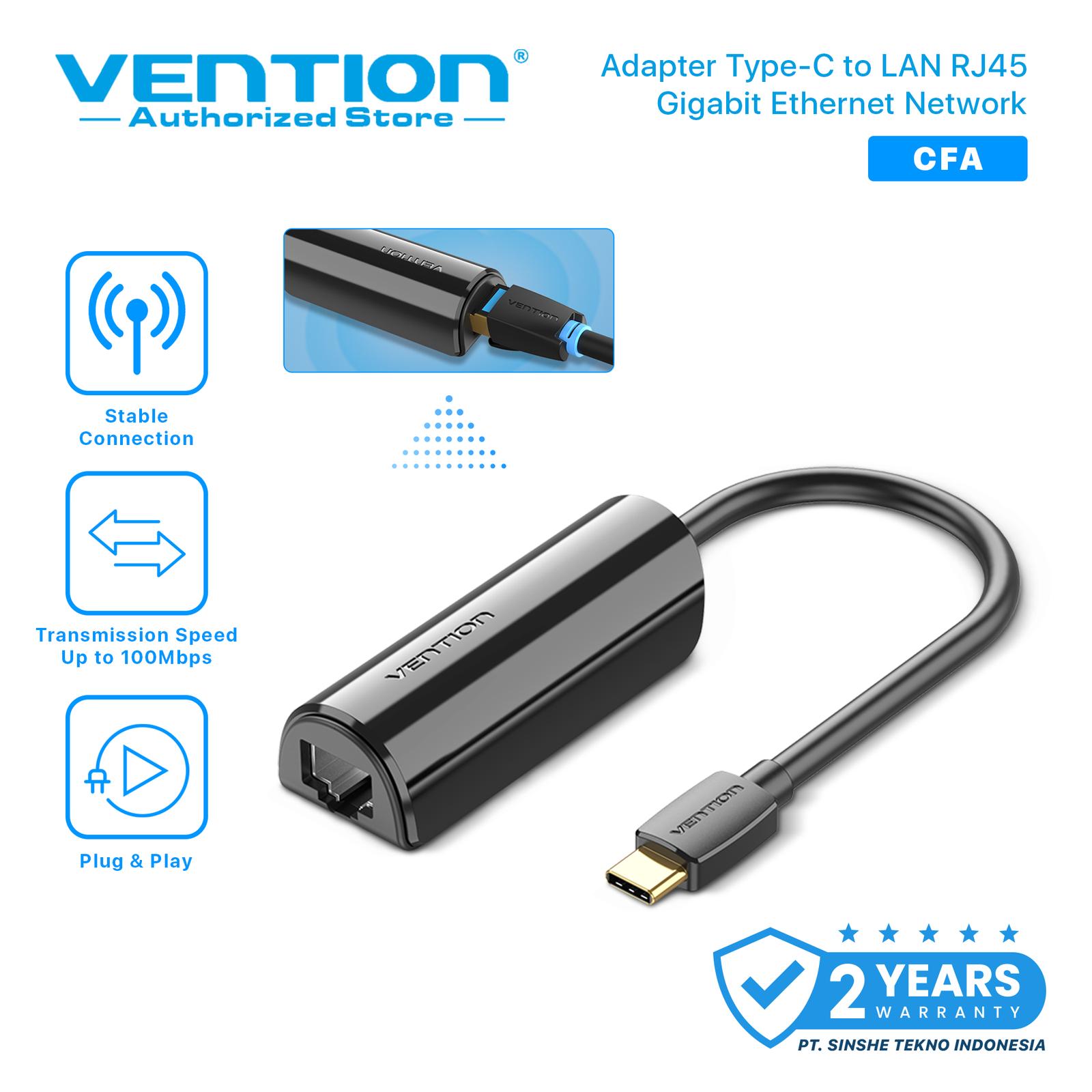 Vention USB-C to Gigabit Ethernet Adapter: Solusi Koneksi Super Stabil ...