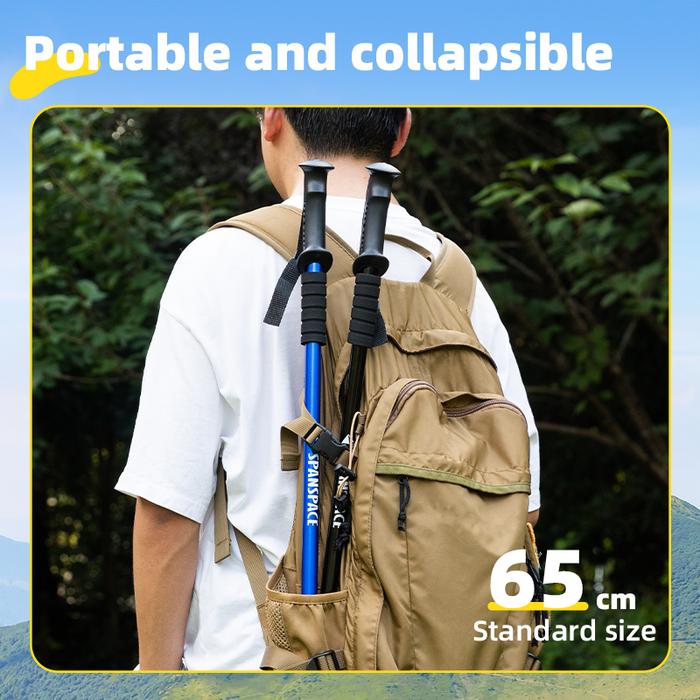 Agnite X Spanspace Tongkat Gunung / Trekking Pole Aluminum Alloy 4465cm ...